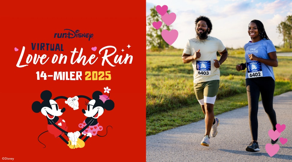 Add a Little Love to Your runDisney Virtual Love on the Run 14-Miler ...
